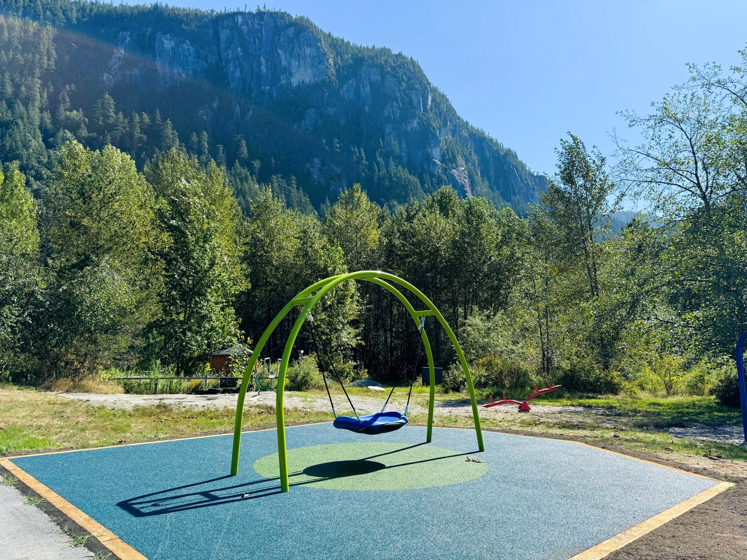 Accessible Playground Built with 240 Recycled Tires in Squamish